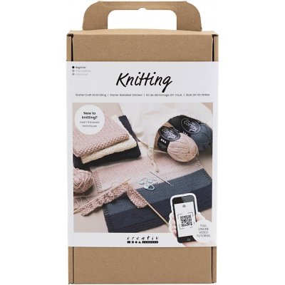 Start DIY Kit Stickning - 329 kr - Pyssellådor & pysselset - Skapamer.se